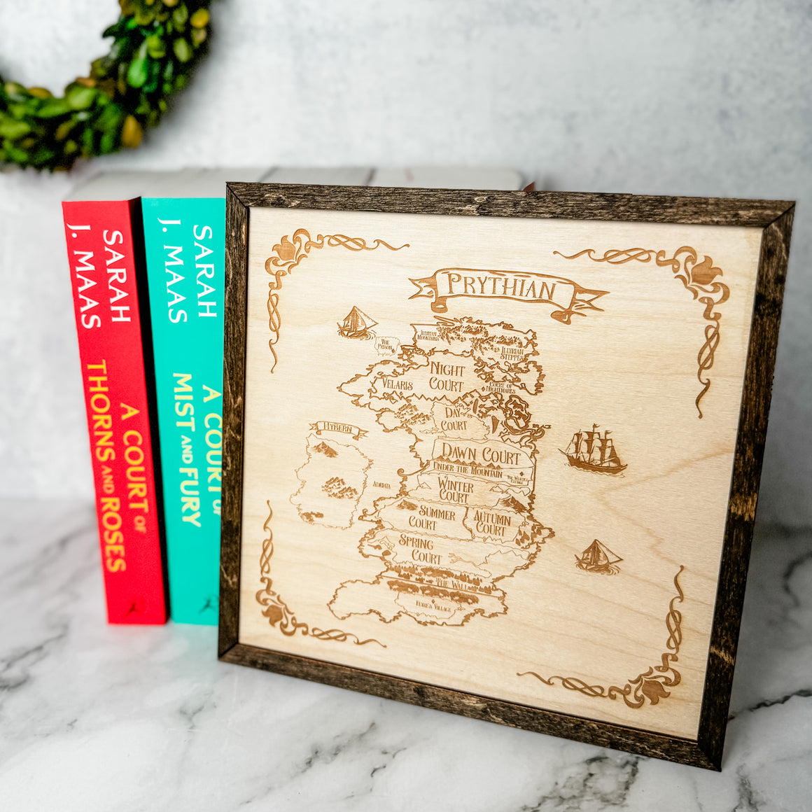 ACOTAR Prythian Map - SJM - Night Court – Lemondrop Designs