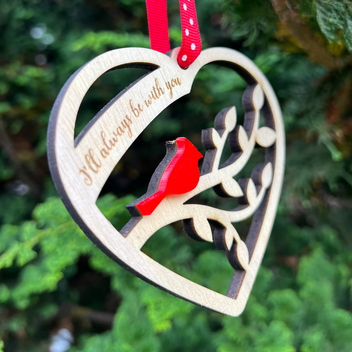 Cardinal Memorial Ornament – Lemondrop Designs
